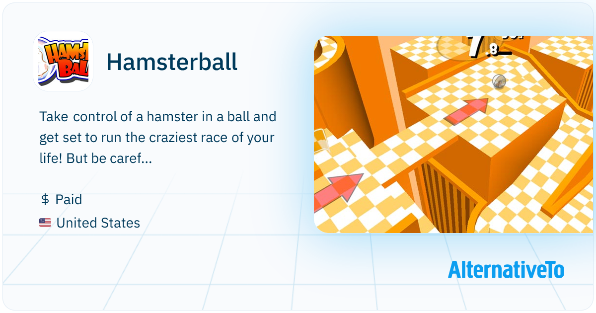 Hamsterball: Take control of a hamster in a ball and get set to run the ...