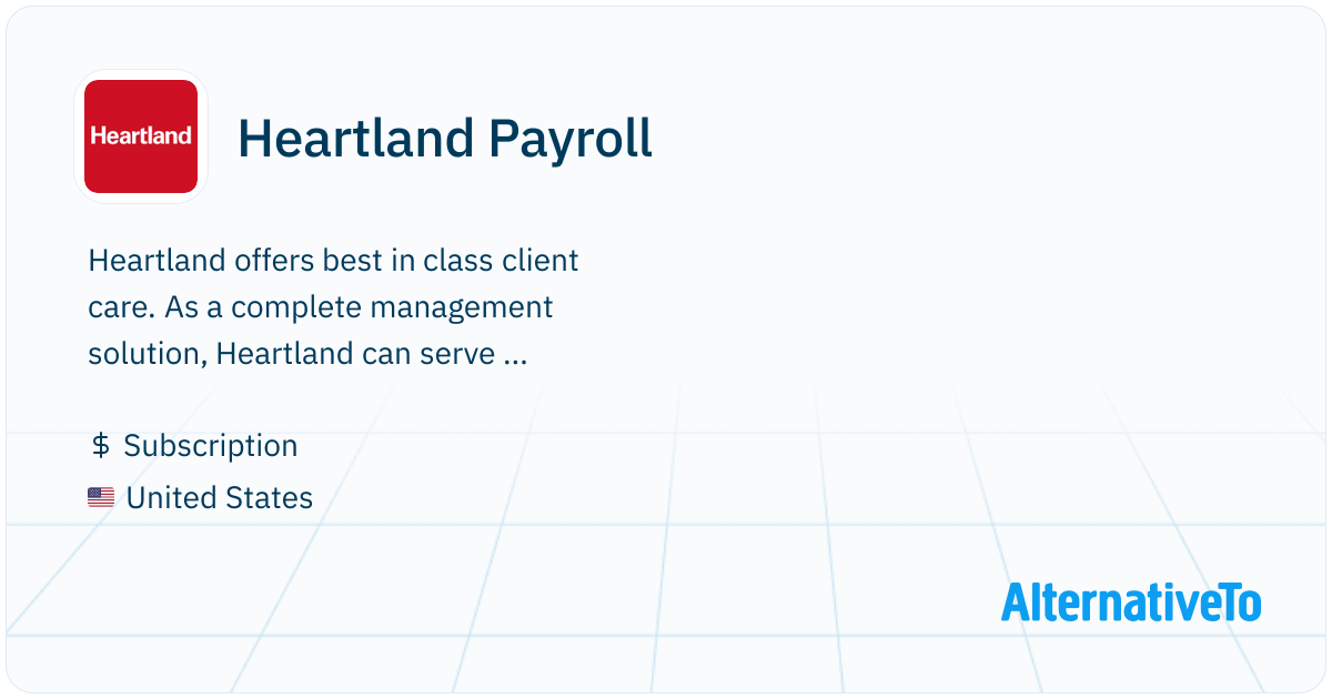 Heartland Payroll: As a complete management solution, we can serve as a ...