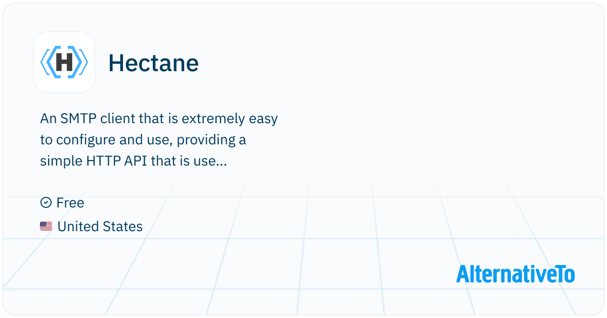 Hectane: Lightweight, cross-platform SMTP client | AlternativeTo