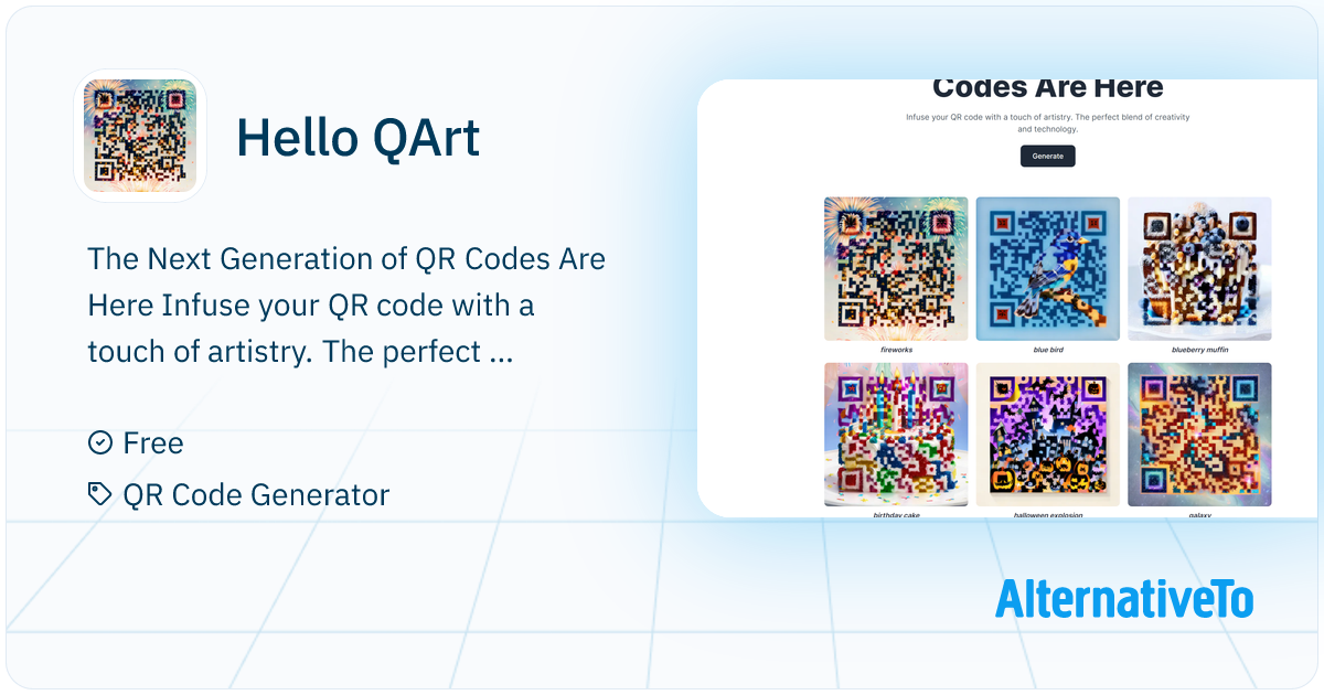 Hello QArt: The Next Generation of QR Codes Are Here | AlternativeTo