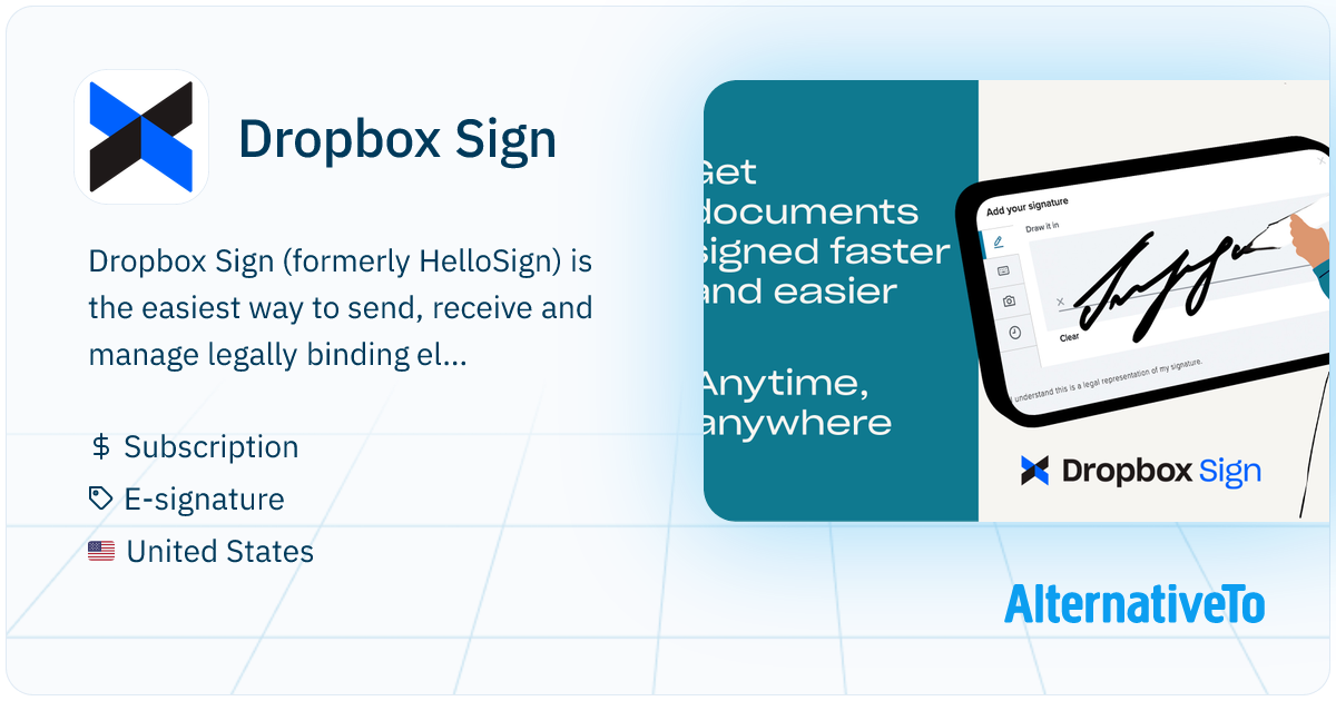 Dropbox Sign: With Dropbox Sign, you can easily get contracts signed ...