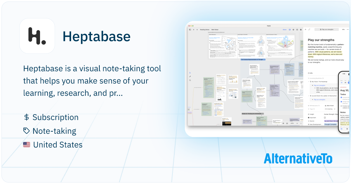 Heptabase: The visual note-taking tool for learning complex topics ...