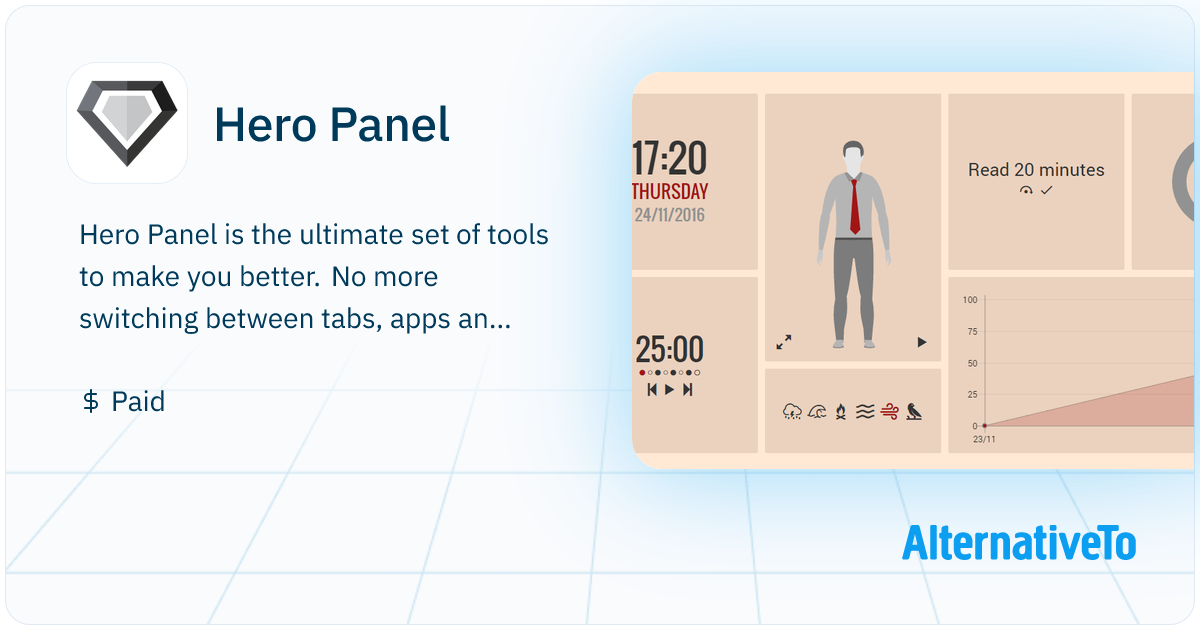 Hero Panel: The ultimate set of tools to make | AlternativeTo