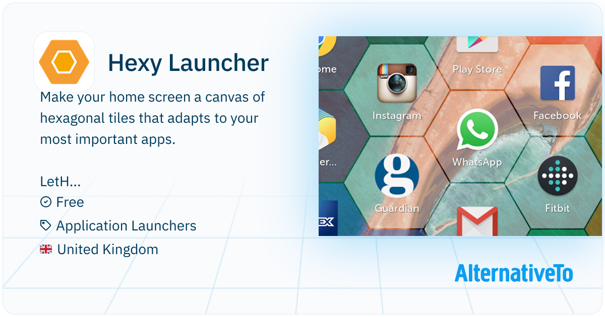Hexy Launcher: Make your home screen a canvas of hexagonal tiles ...
