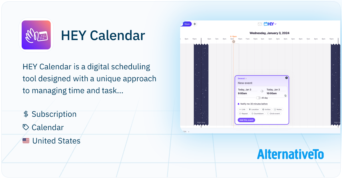 HEY Calendar: Elevate your schedule with unique day-naming, 'Maybe ...