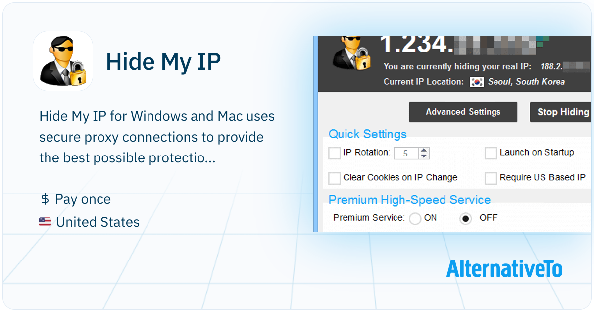 Hide My IP: For Windows and Mac uses secure proxy connections to ...