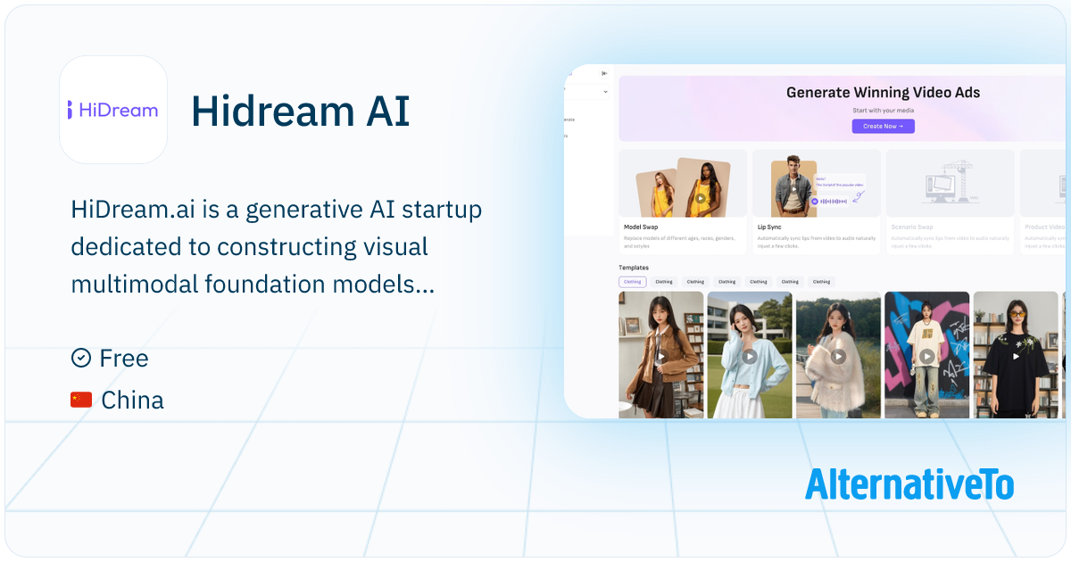 Hidream AI: An AI platform for visual generation. | AlternativeTo