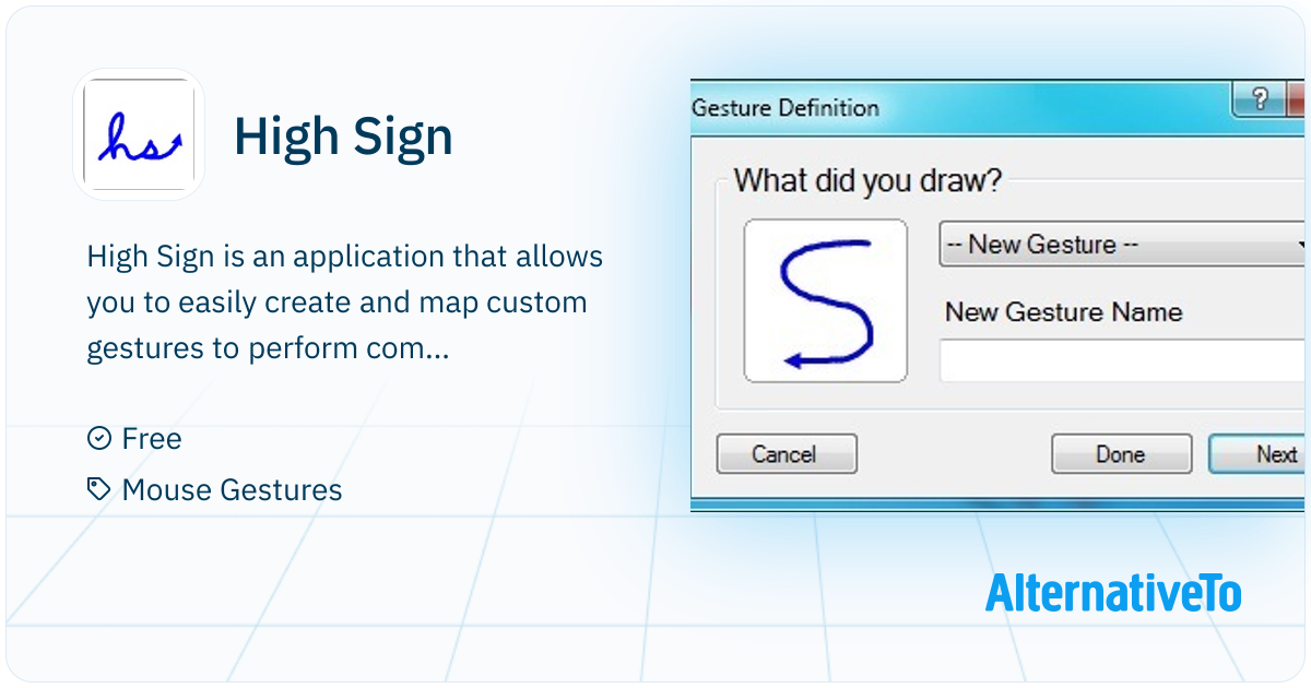 High Sign: Application that allows you to | AlternativeTo