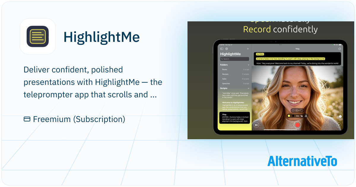 HighlightMe: Uses Smart Progression technology to automatically ...