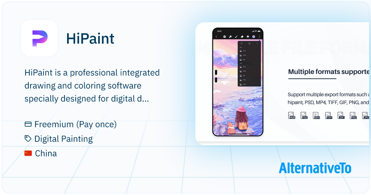HiPaint: Professional integrated drawing and coloring software ...