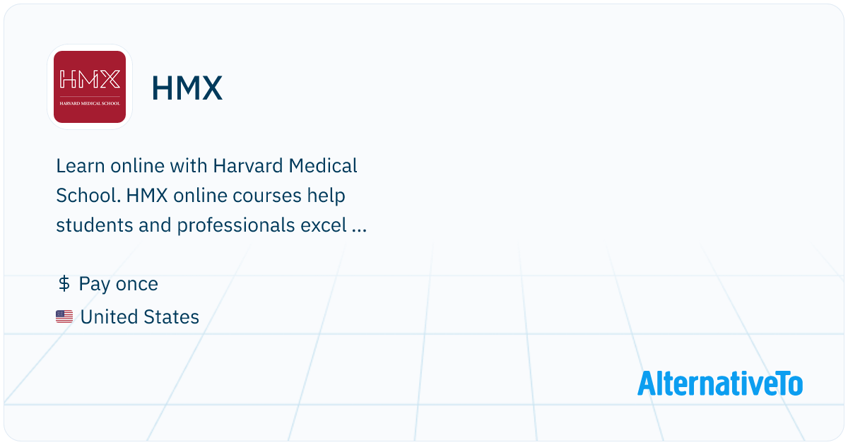 HMX: Learn online with Harvard Medical School | AlternativeTo