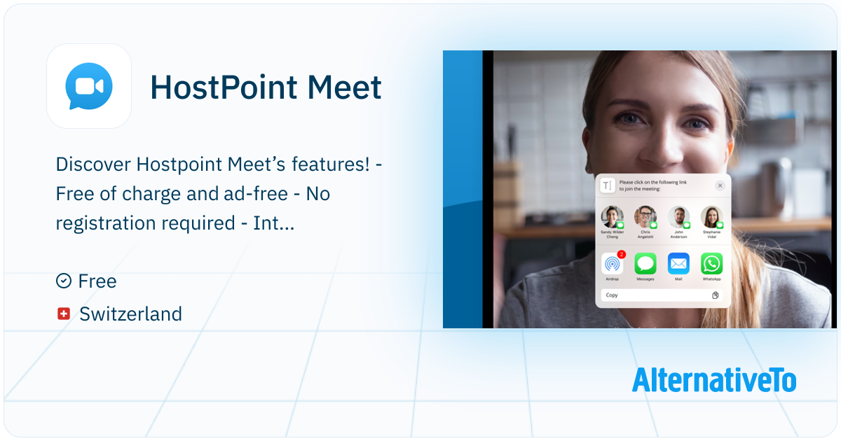 HostPoint Meet: A vido conferensing software from Switzerland ...