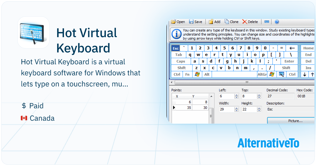 Hot Virtual Keyboard: A replacement for Windows' built in virtual touch ...