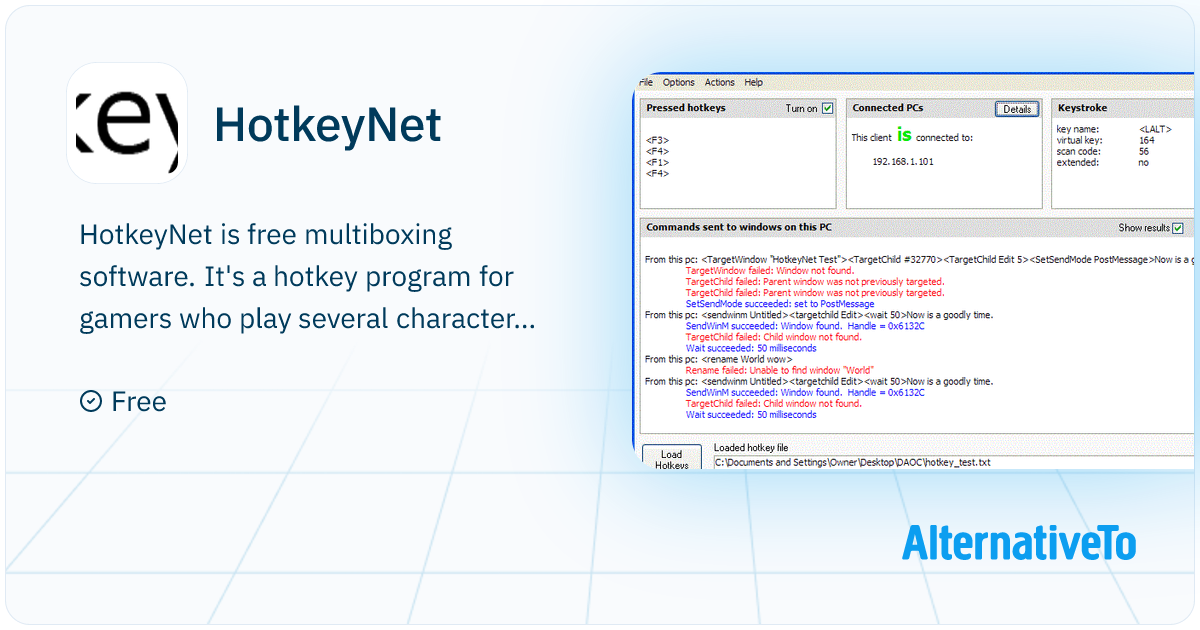 HotkeyNet: Is free multiboxing software | AlternativeTo