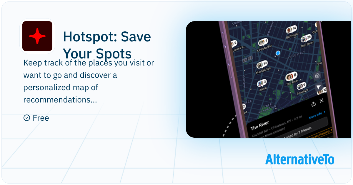 Hotspot: Save Your Spots: Keep track of the places you visit or want to ...