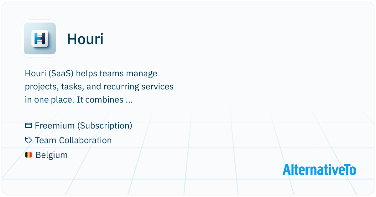 Houri: (SaaS) is a project and service management platform with kanban ...