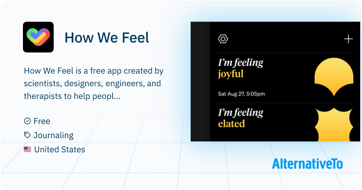 How We Feel: Free, science-backed app designed to help users understand ...