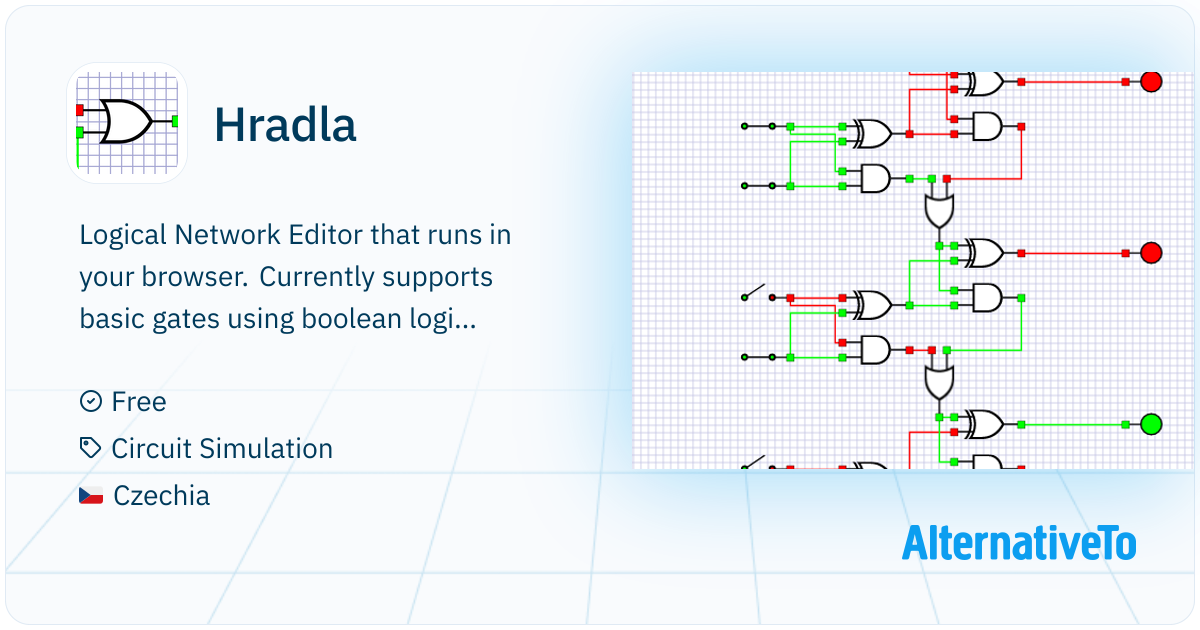 Hradla: Logical Network Editor that runs in your browser. | AlternativeTo