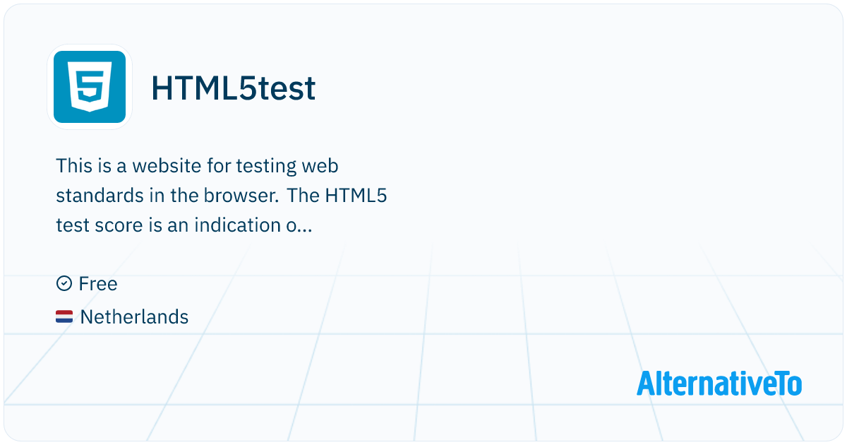 HTML5test: The HTML5 test score is an indication of how well your ...