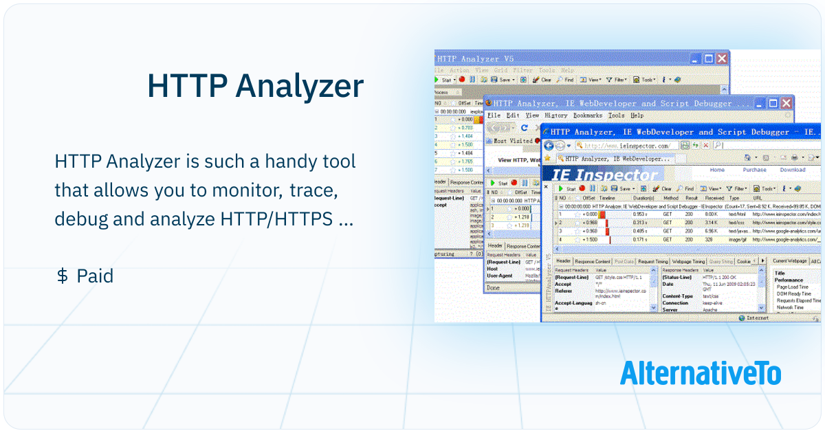 HTTP Analyzer: Is such a handy tool that allows | AlternativeTo