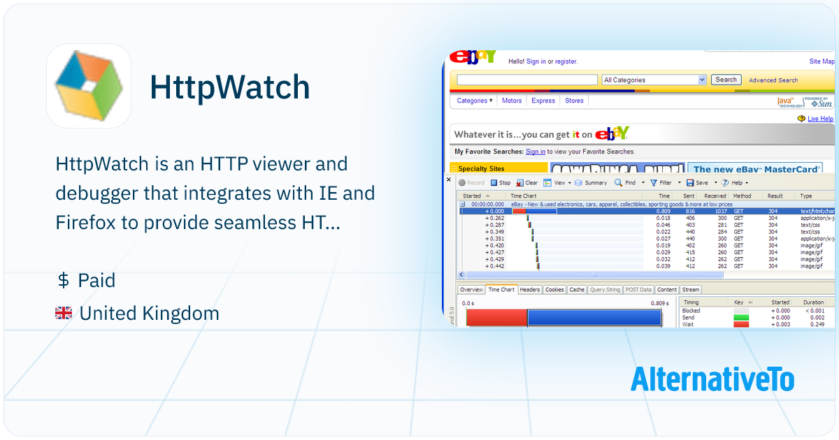 HttpWatch: HTTP viewer and debugger that | AlternativeTo