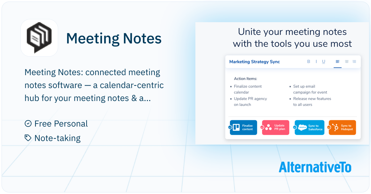 Meeting Notes: Centralized, searchable meeting notes that connect with ...