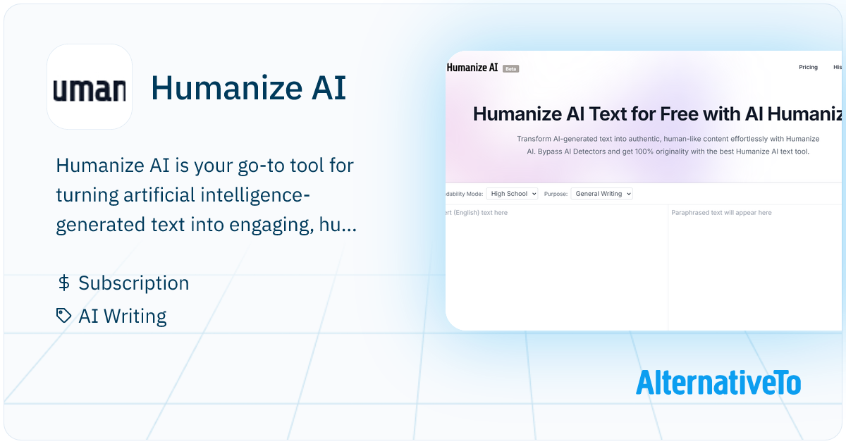 Humanize AI: Transform AI-generated text into genuine, human-like ...