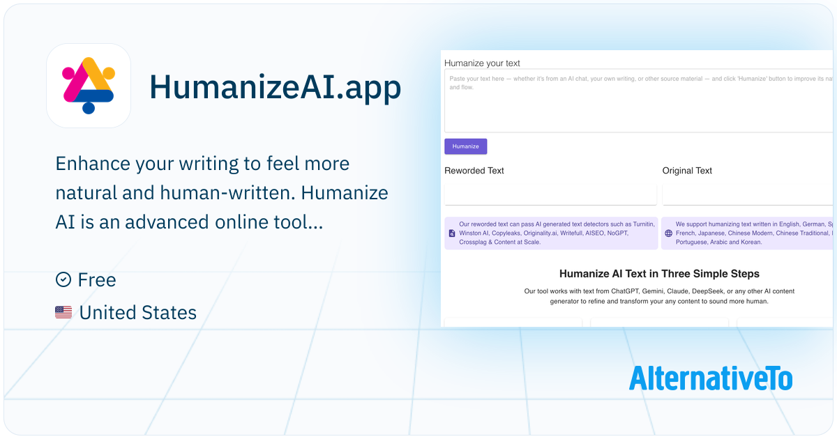 HumanizeAI.app: HumanizeAI transforms AI-generated or user-written text ...
