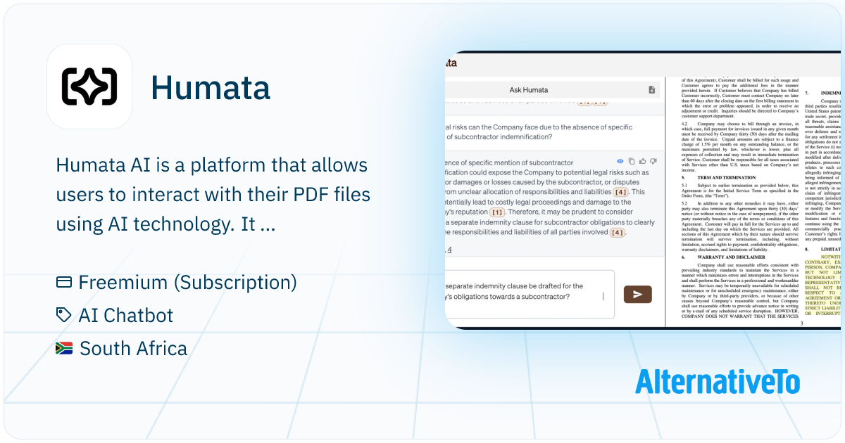 Humata: Summarize, compare, and search across PDF files securely ...