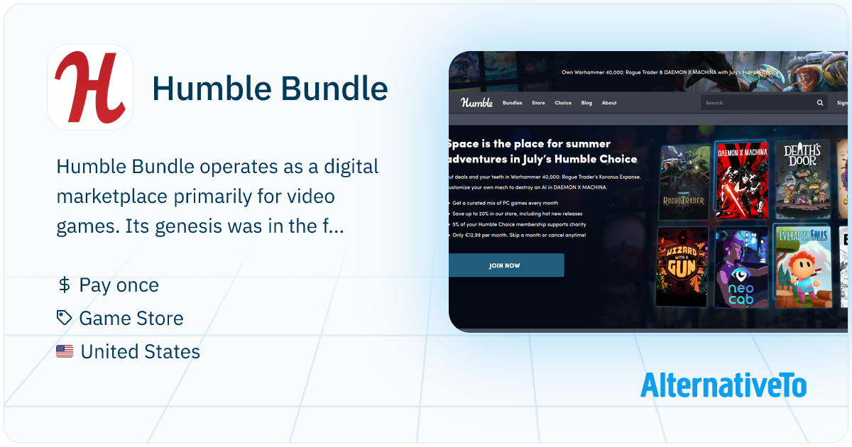Humble Bundle: Pay-what-you-want bundles, DRM-free games, and charity ...