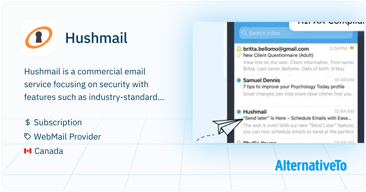 Hushmail: Secure email with OpenPGP encryption and robust privacy ...