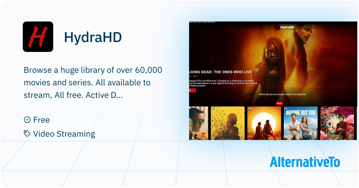 HydraHD: Browse a huge library of over 60,000 movies and | AlternativeTo