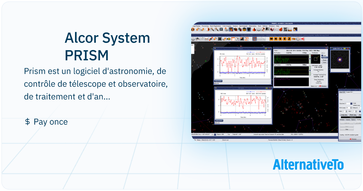 Alcor System PRISM: PRISM Is The Swiss Army Knife Of Astronomy Software ...