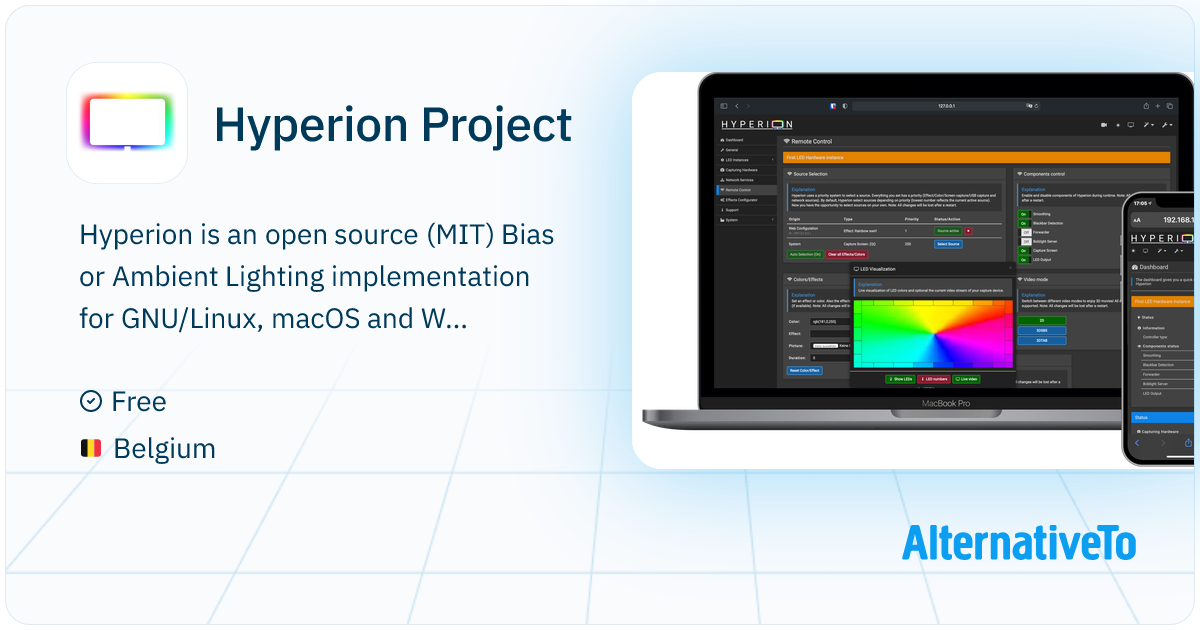 Hyperion Project: Hyperion is an open source Bias or Ambient Lighting ...