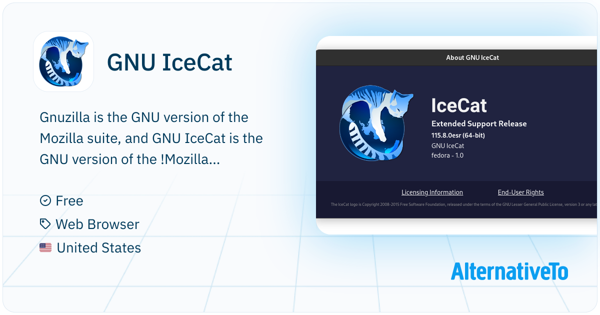 GNU IceCat: Gnuzilla is the GNU version of the Mozilla suite ...