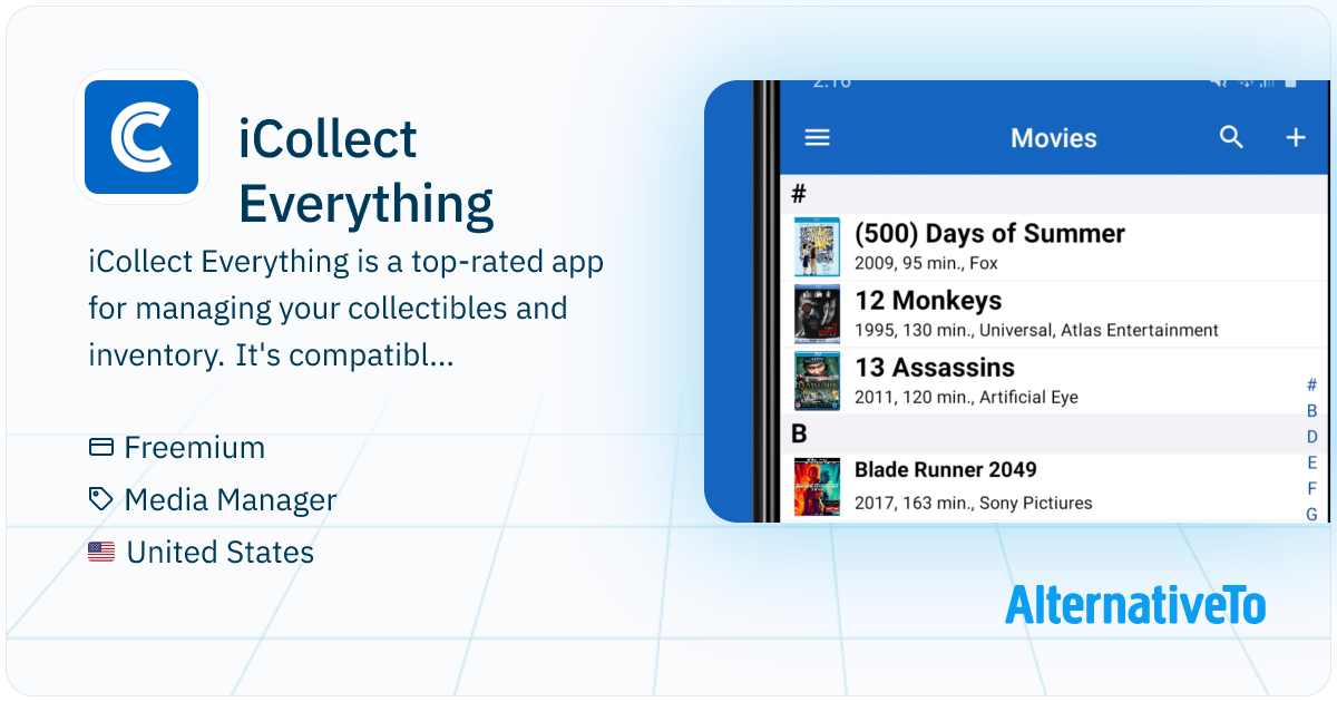 iCollect Everything: Leading database app for cataloging collectibles ...