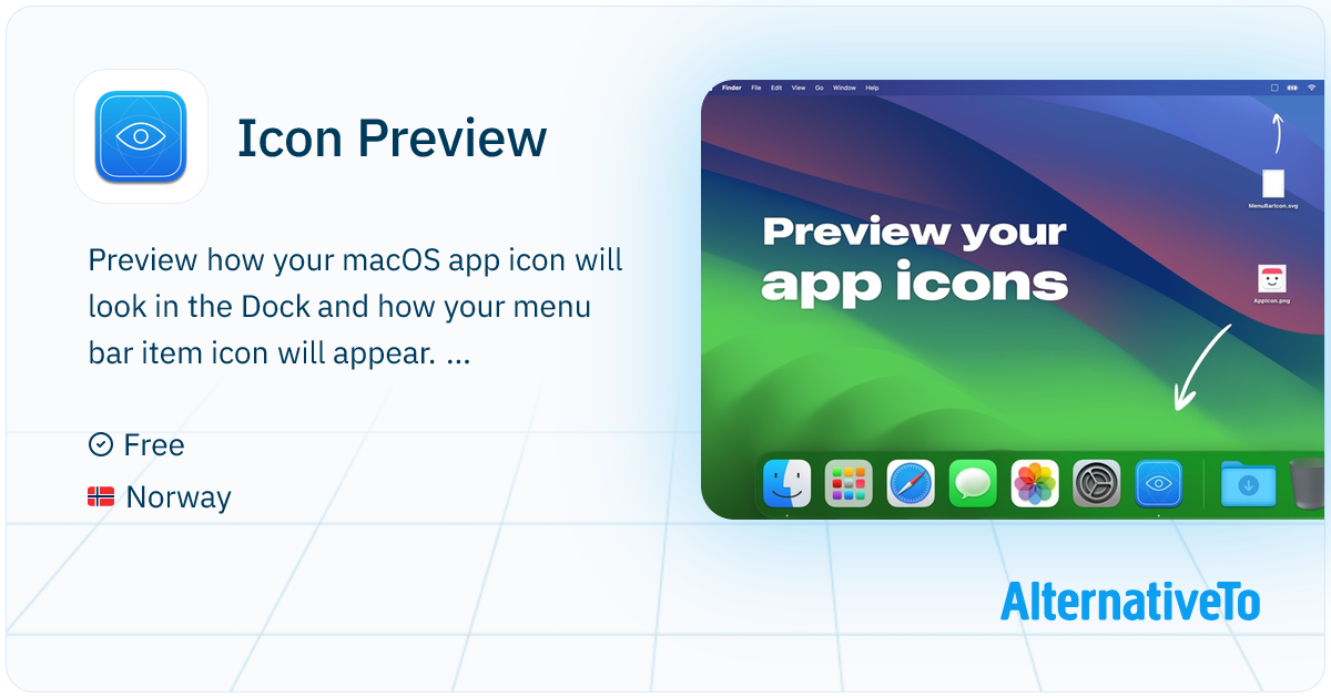 Icon Preview: Preview how your macOS app icon will look in the ...