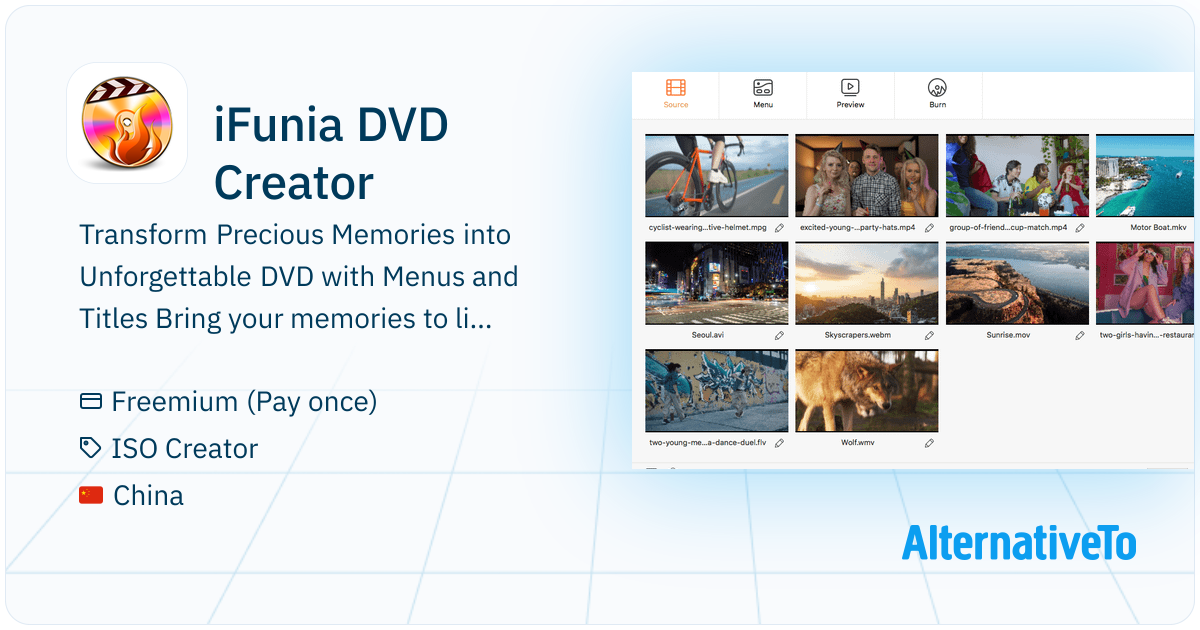 iFunia DVD Creator: Burn a playable DVD from any type of video ...