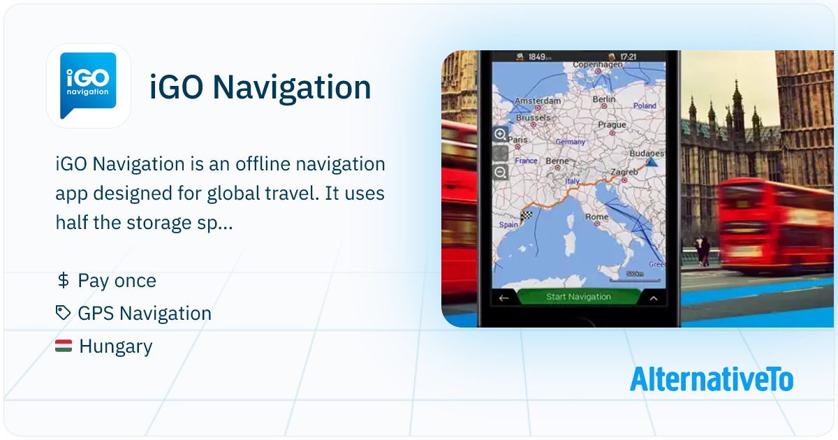 iGO Navigation: Offline navigation app with global maps, POIs, 3D ...