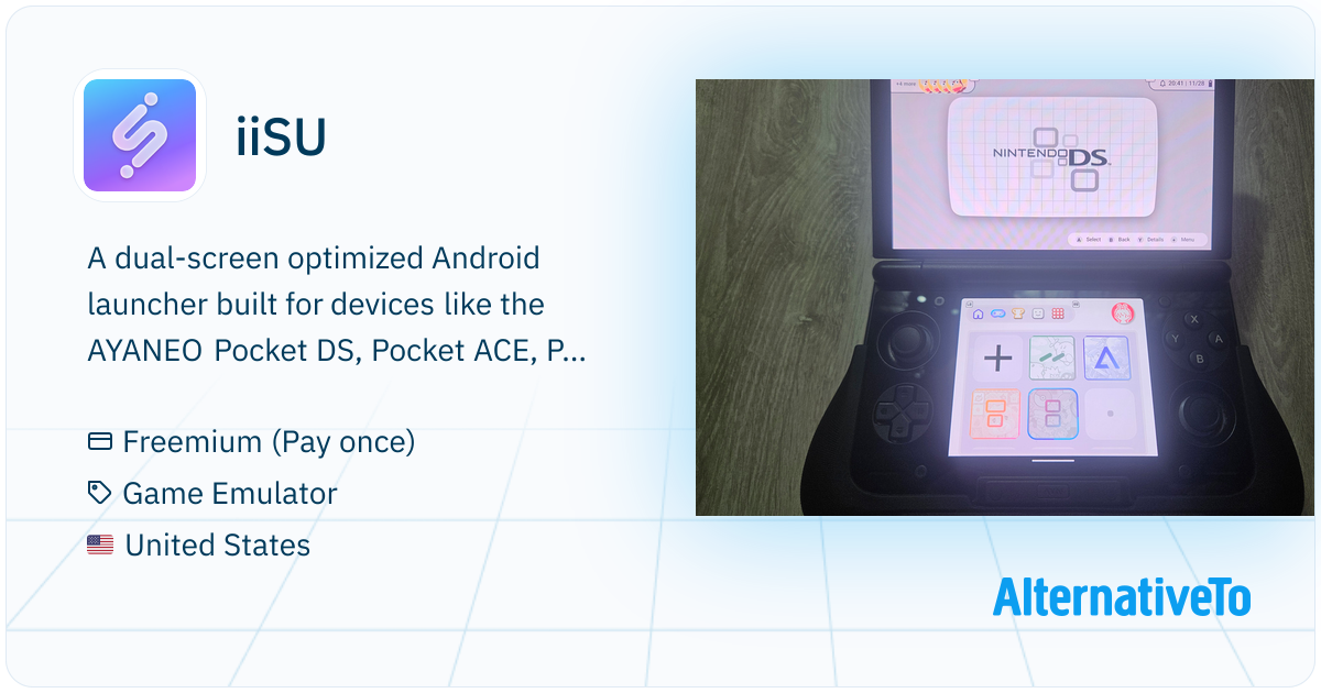 iiSU: Dual-screen Android launcher designed for handhelds like AYANEO ...
