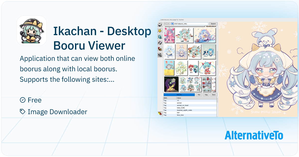 Ikachan - Desktop Booru Viewer: Desktop booru viewer / local tagged ...