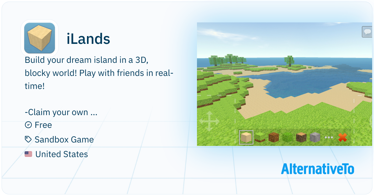 iLands: Build your dream island in a 3D, blocky world! | AlternativeTo