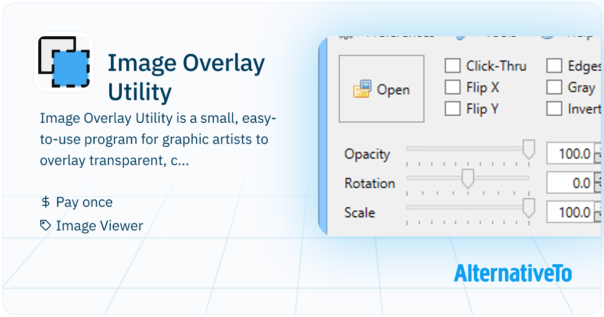Image Overlay Utility: Small, easy-to-use | AlternativeTo