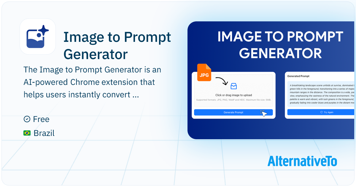 Image to Prompt Generator: An AI Chrome extension to turn any image ...