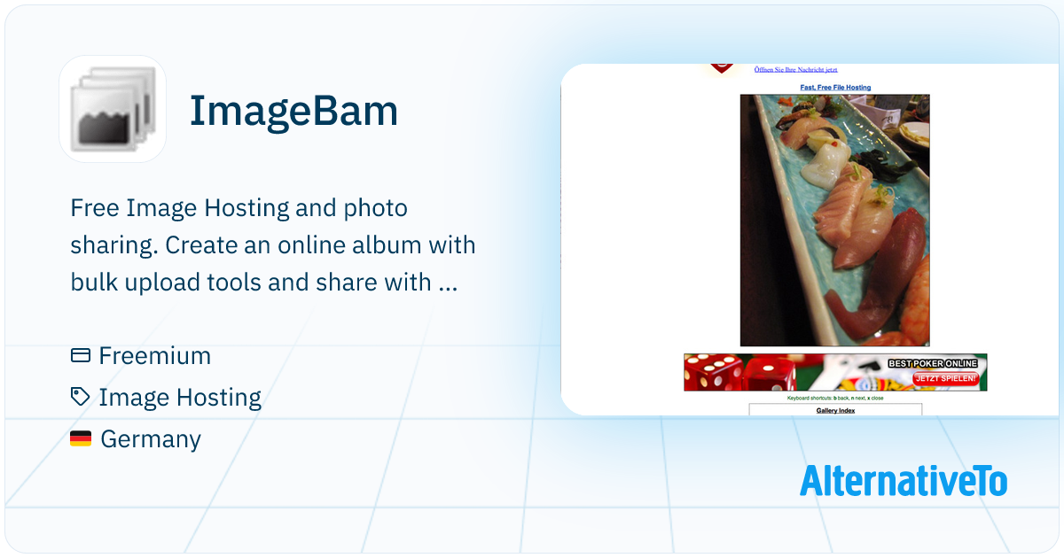 ImageBam: Free Image Hosting and photo sharing | AlternativeTo
