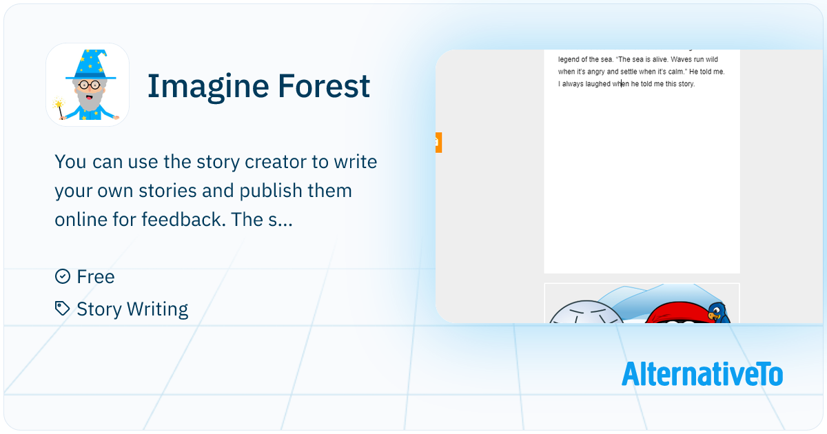 Imagine Forest: To write and share stories online. | AlternativeTo
