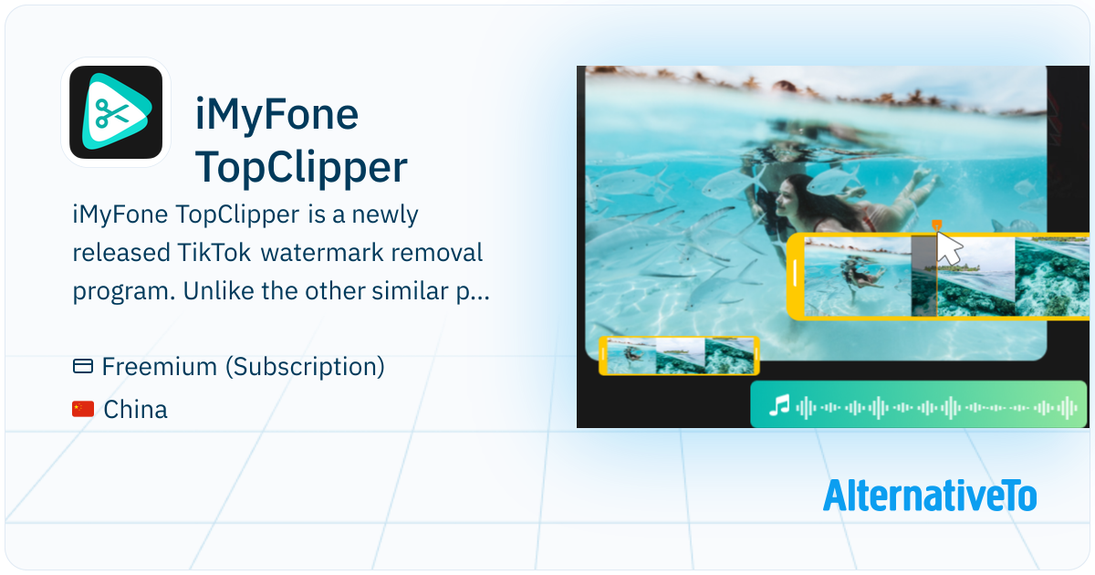 iMyFone TopClipper: Windows program that helps you remove watermark ...