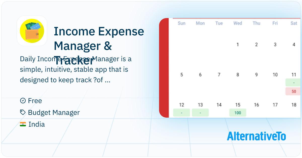 Income Expense Manager & Tracker: Daily Income Expense Manager is a ...