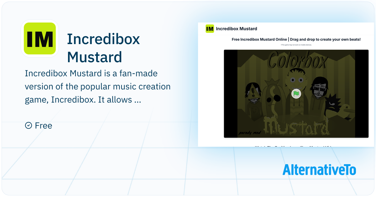 Incredibox Mustard: Free Incredibox Mustard Online | Drag and drop to ...