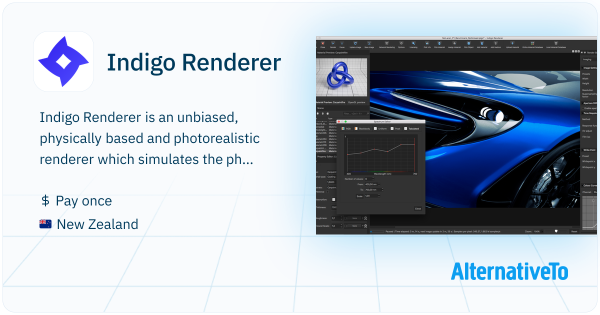 Indigo Renderer: Unbiased, physically based | AlternativeTo